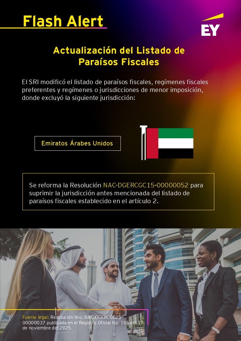 Actualización - Listado de los Paraisos Fiscales | EY Ecuador