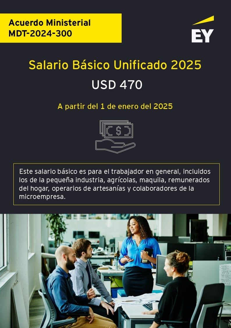 Salario Básico Unificado 2025 | EY Ecuador