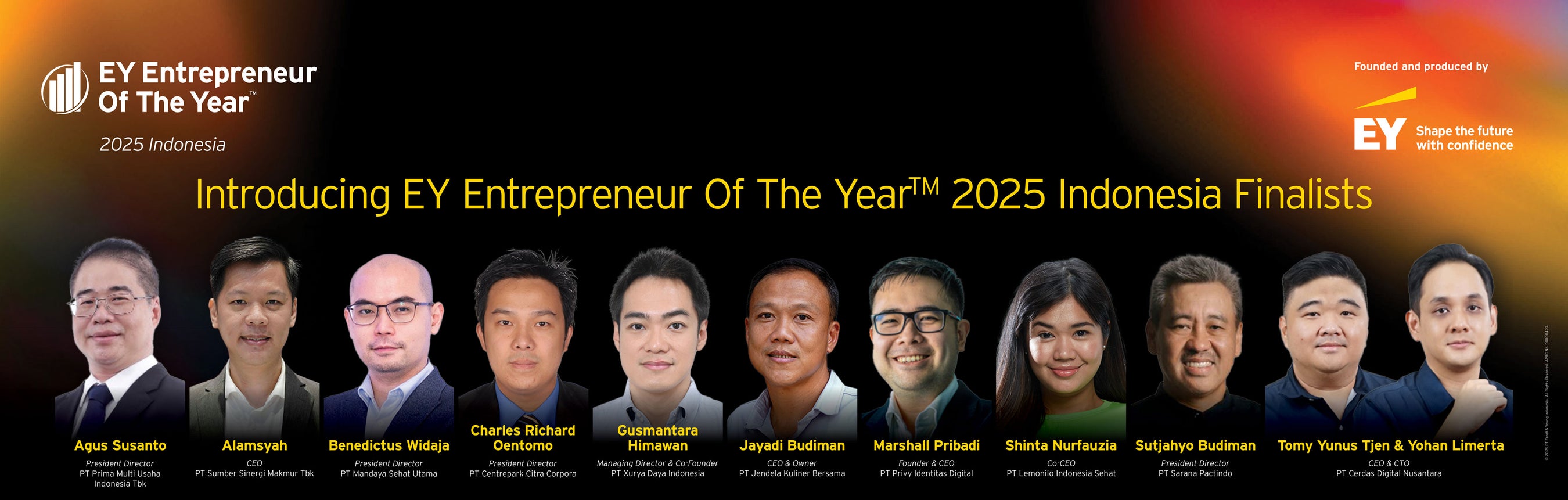 Unveiling the Shapers: Meet the Finalists of EY Entrepreneur Of The ...