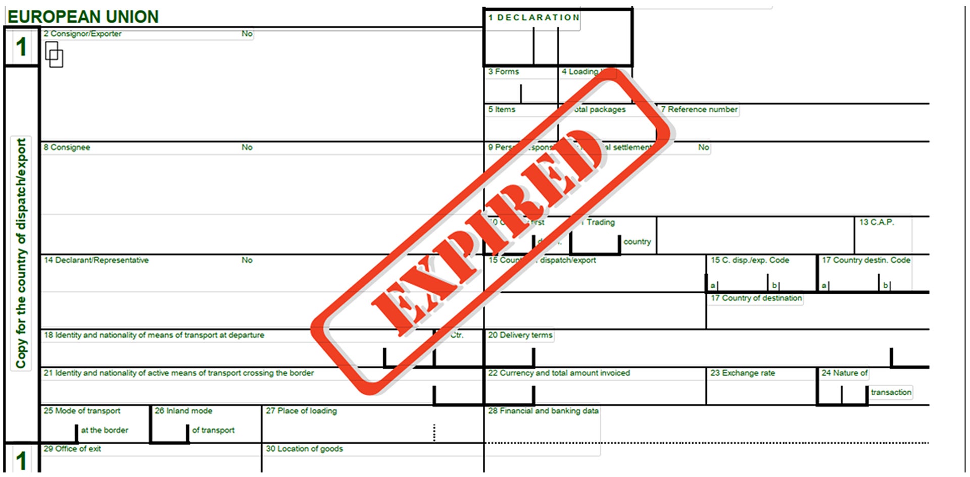 Digitalizing customs processes: Abolishment of SAD for imports/exports ...