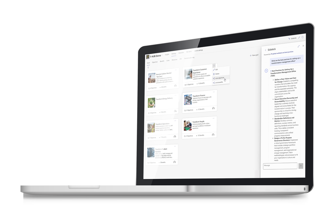 EY T-HUB: AI-powered transformation management platform | EY - Global