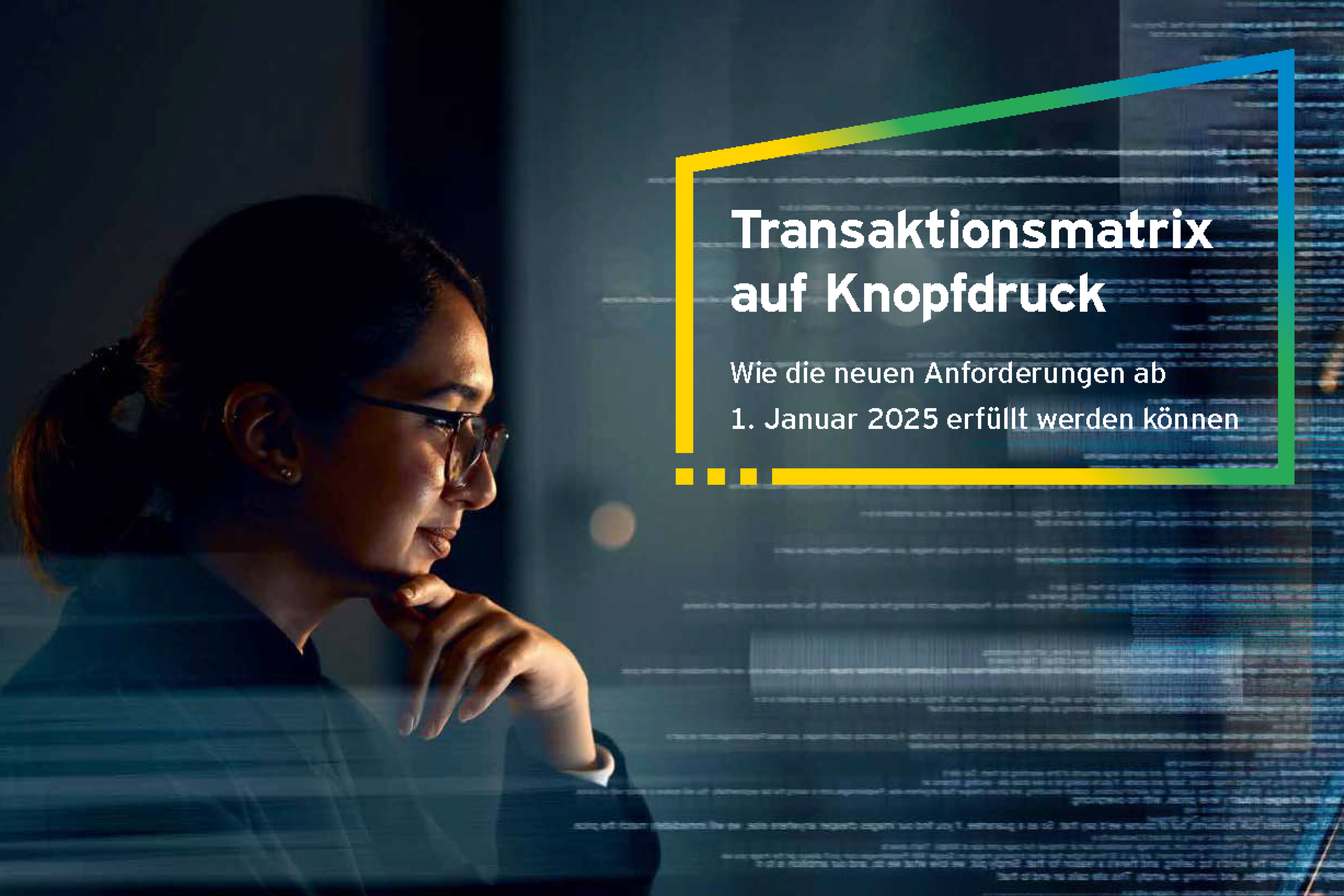 BMF veröffentlicht Merkblatt zur Transaktionsmatrix | EY - Deutschland