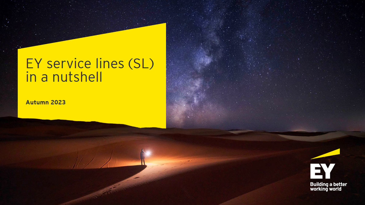 EY service lines (SL) in a nutshell | EY - Switzerland