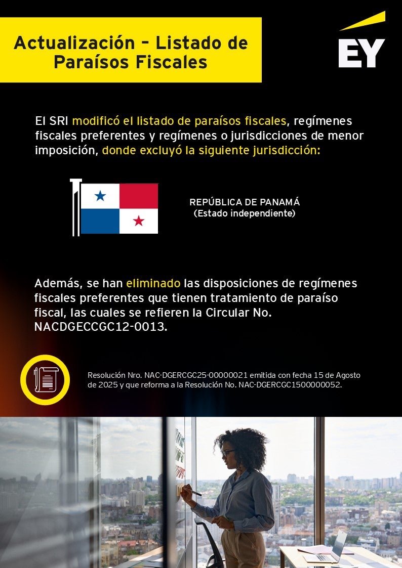 Actualización al listado de Paraíso Fiscales | EY Ecuador