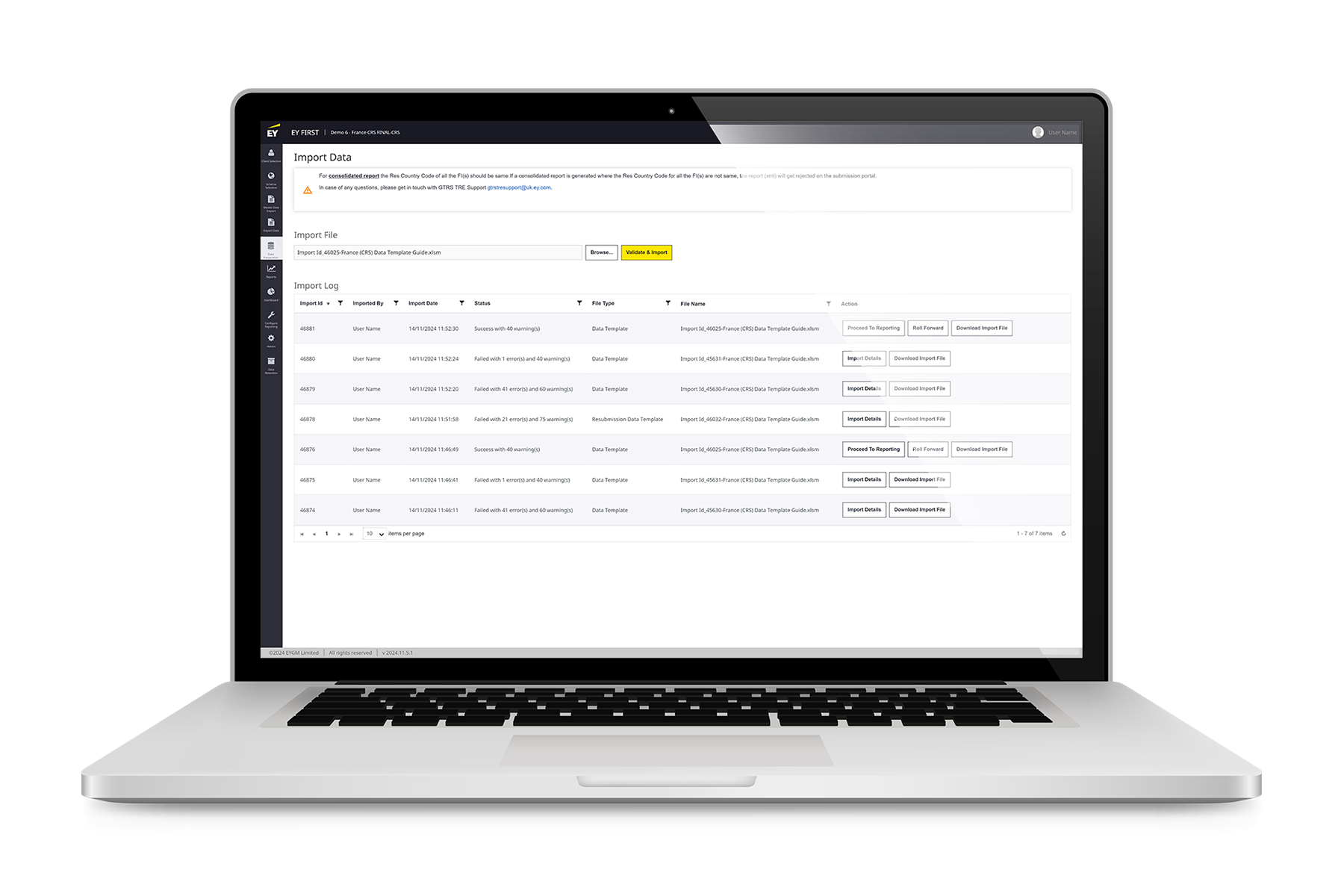 EY FIRST: Tax Transparency Reporting Tool | EY - Global