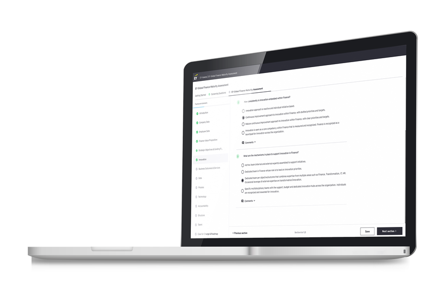 EY Finance Strategy Maturity Assessment tool | EY - Global
