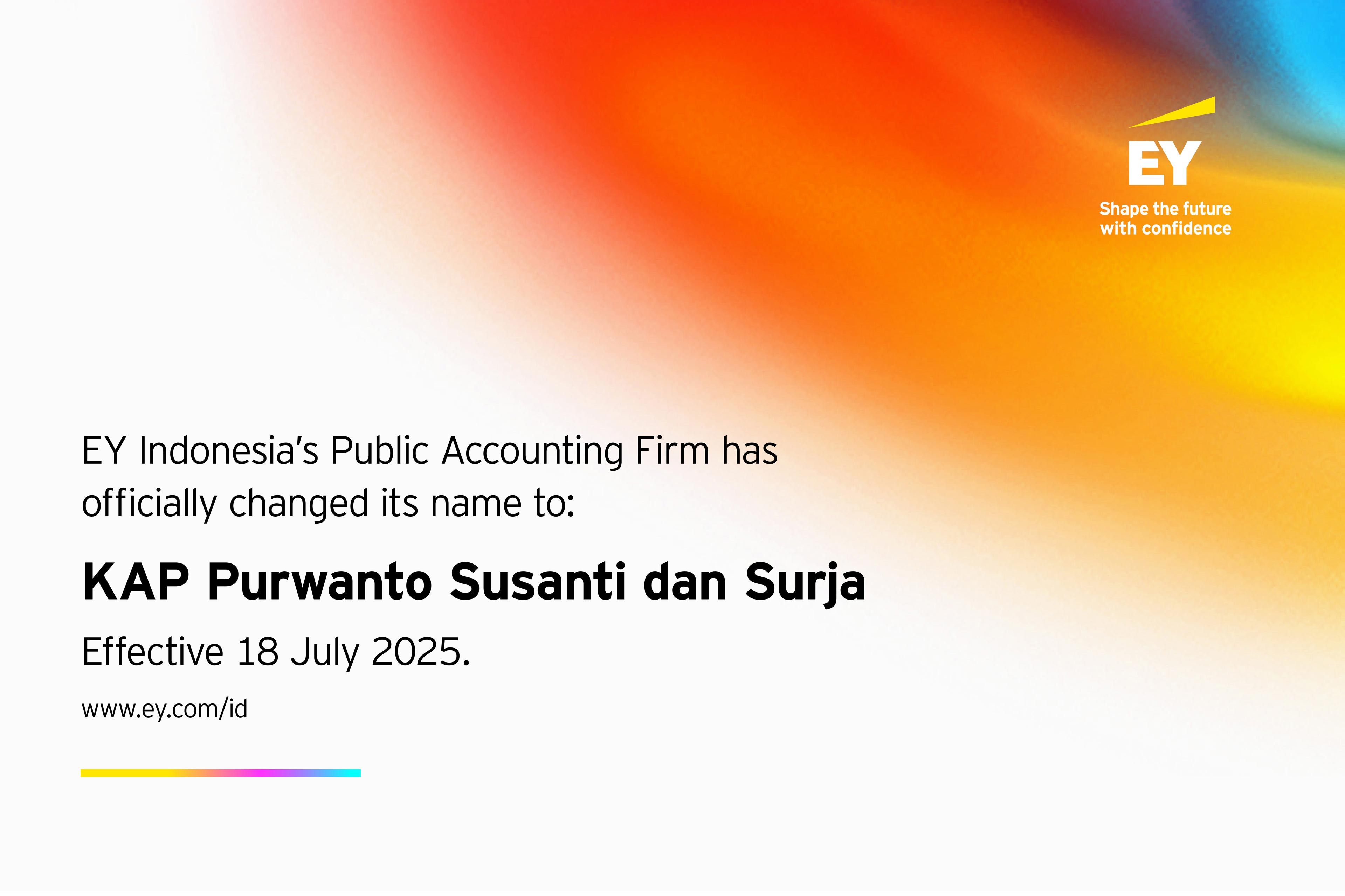 EY Indonesia Announces Name Change of Its Public Accounting Firm (KAP ...