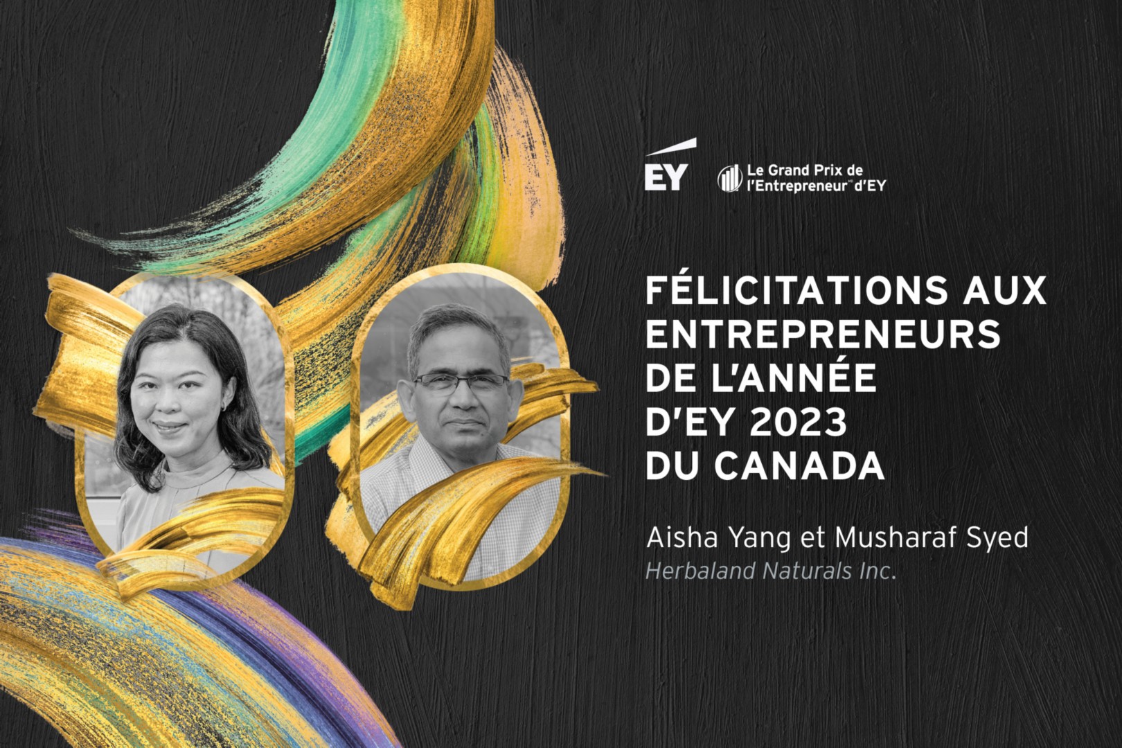 Faites la connaissance des Entrepreneurs de l’année d’EY 2023 du Canada ...